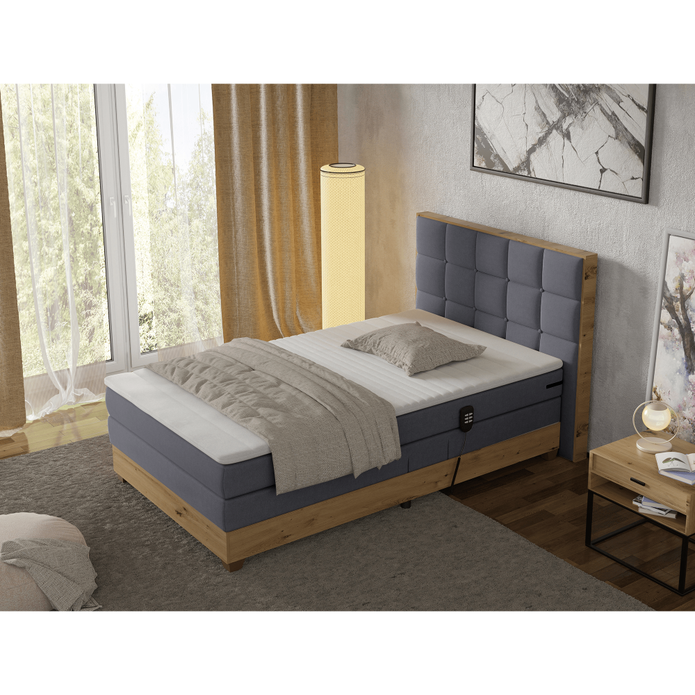 Elektrická polohovací boxspringová postel TINA 120 | Inpostele.cz